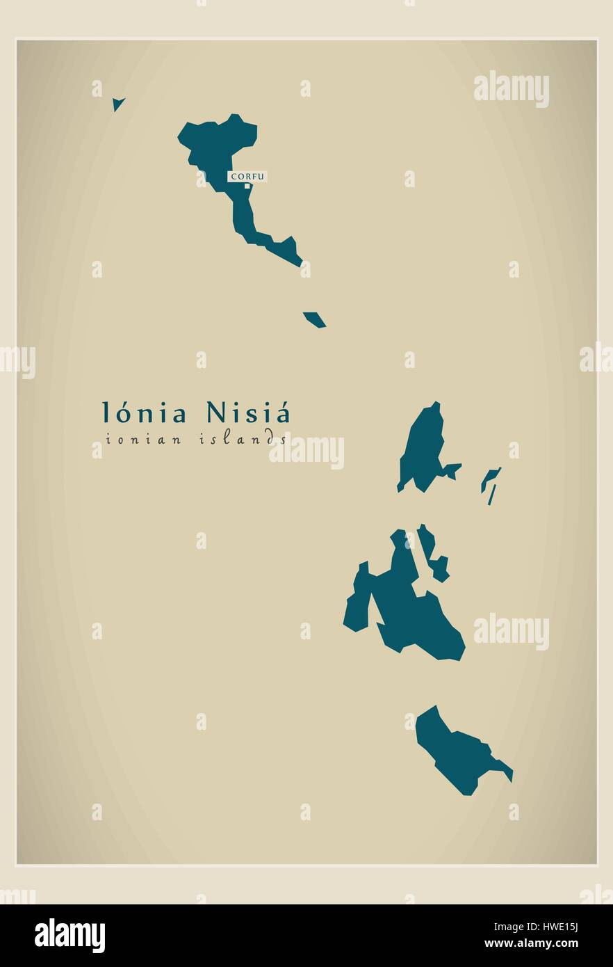 Greece islands maps hi-res stock photography and images - Alamy