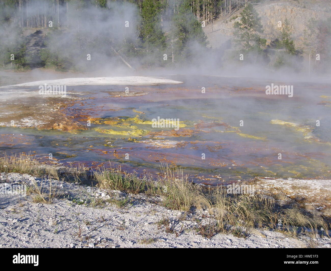 Yellowstone park volcano eruption hi-res stock photography and images ...