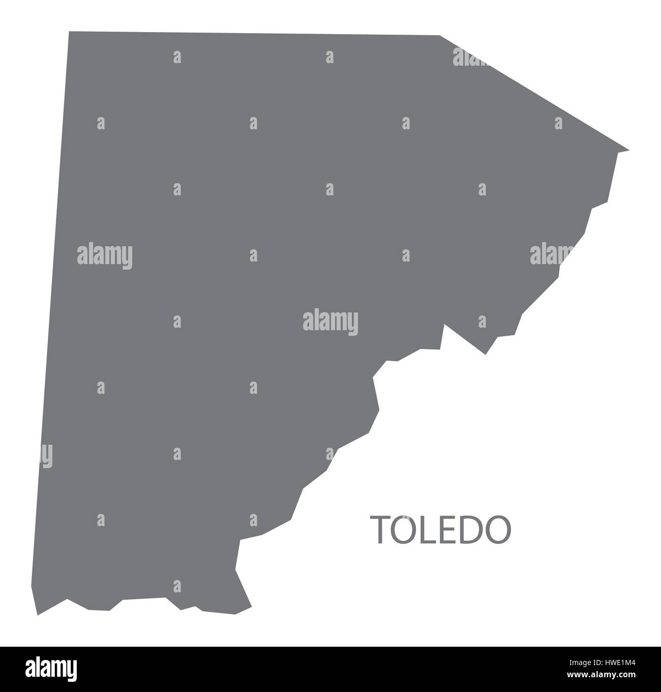Map of toledo Stock Vector Images - Alamy