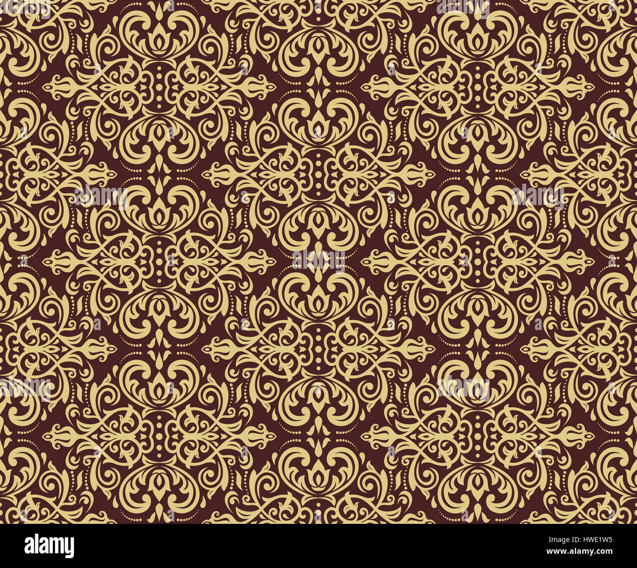 Seamless Baroque Pattern Stock Photo - Alamy