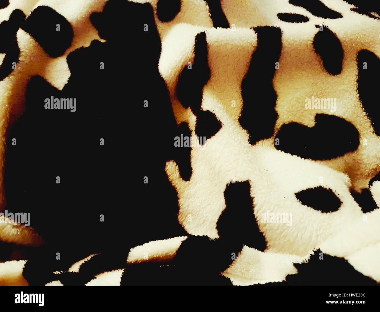 Full frame image of a cow print texture background Stock Photo - Alamy