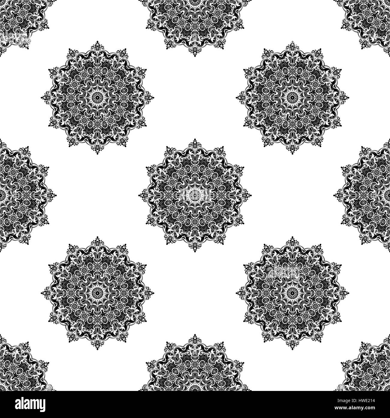 Seamless Baroque Pattern Stock Photo - Alamy