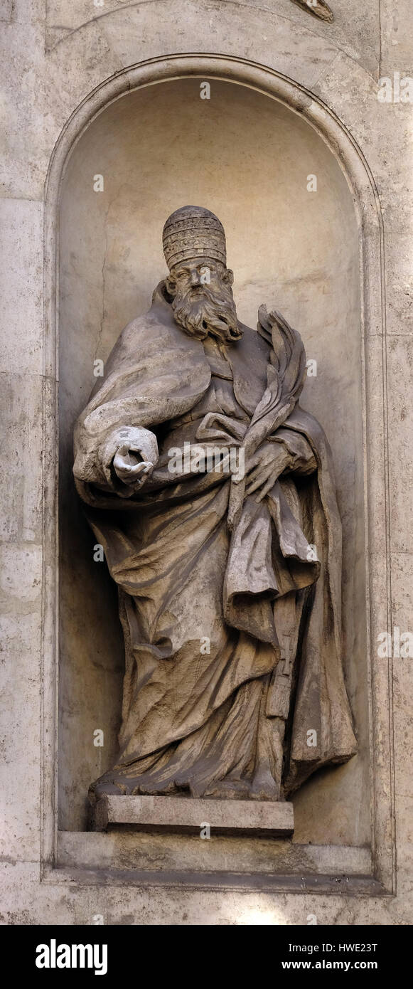 Pope Saint Marcellus by Francesco Cavallini, San Marcello al Corso ...