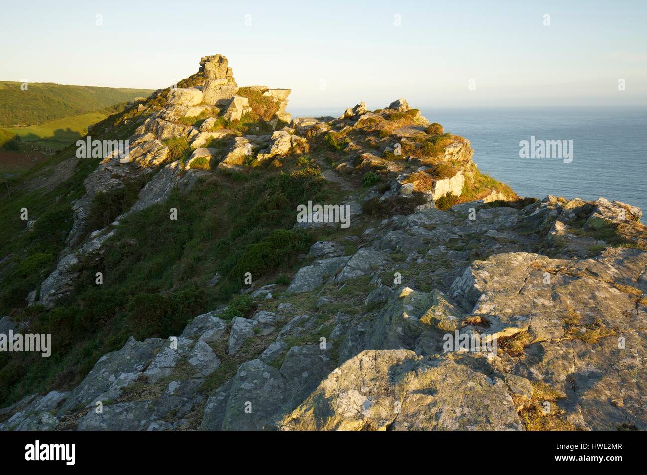 Valley of Rocks Stock Photo - Alamy