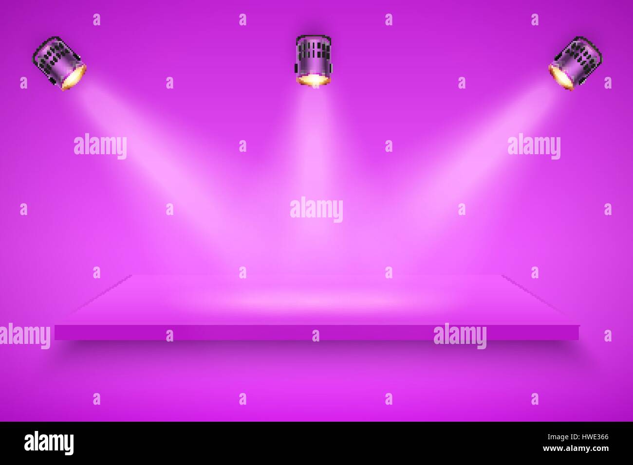 3d pink stage light Stock Vector Images - Alamy