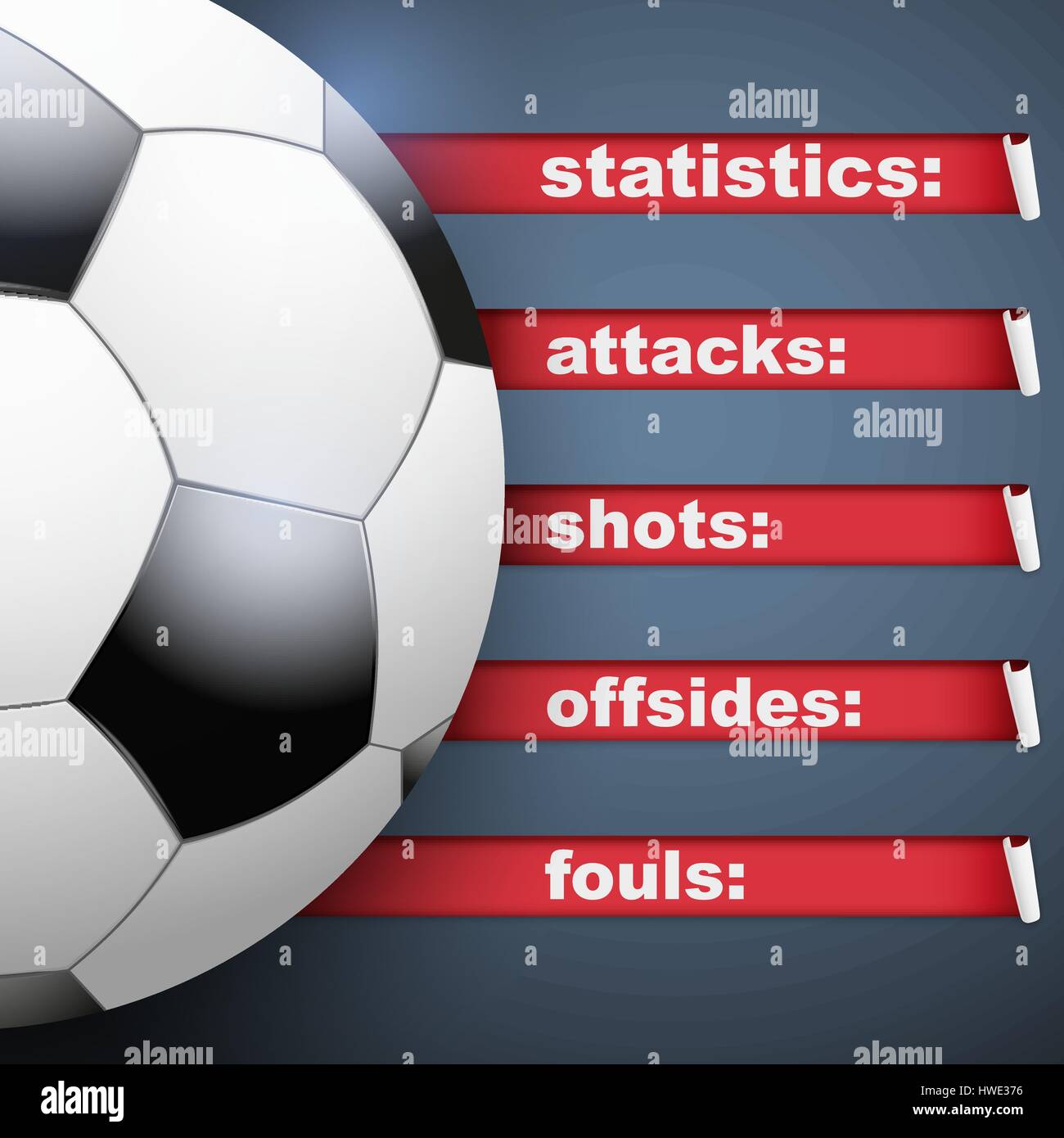 Football soccer vector sport Stock Vector Images - Alamy