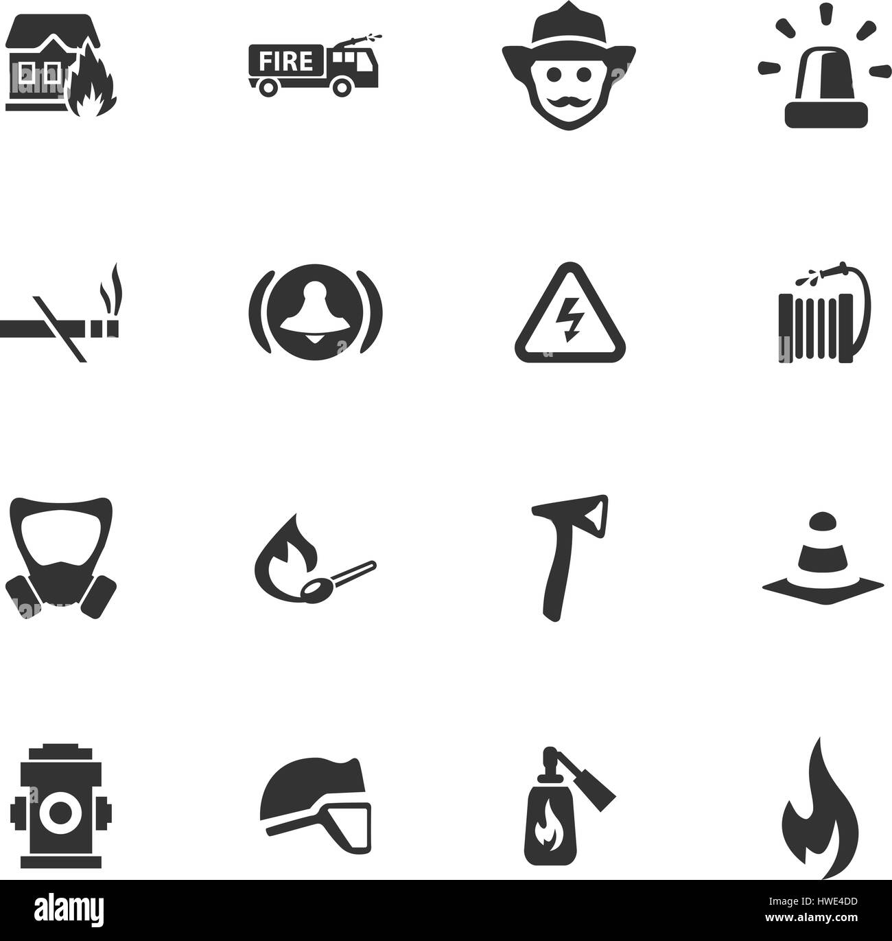 Firefighting station Black and White Stock Photos & Images - Alamy