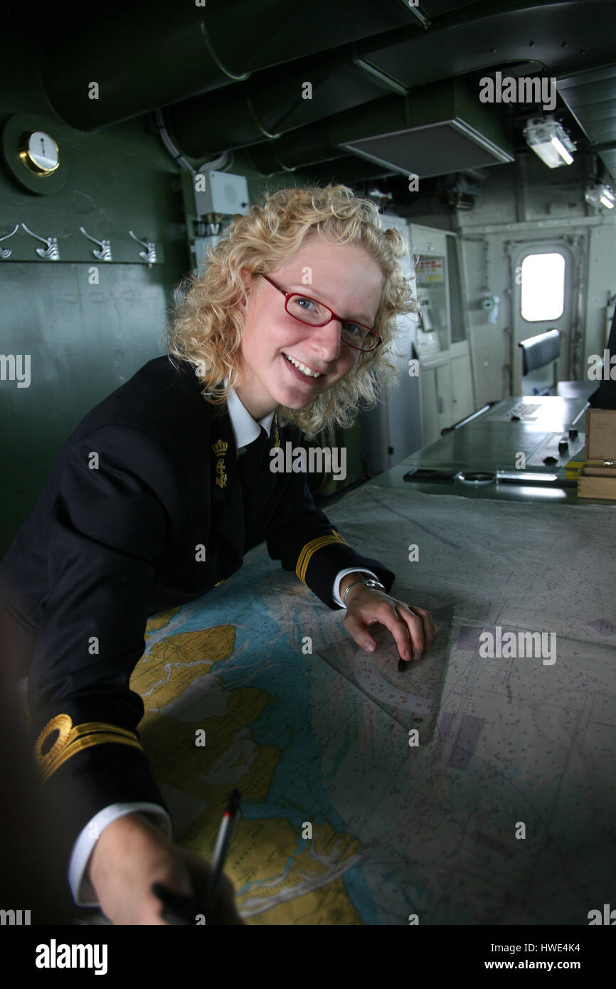 officer of the dutch navy Stock Photo - Alamy