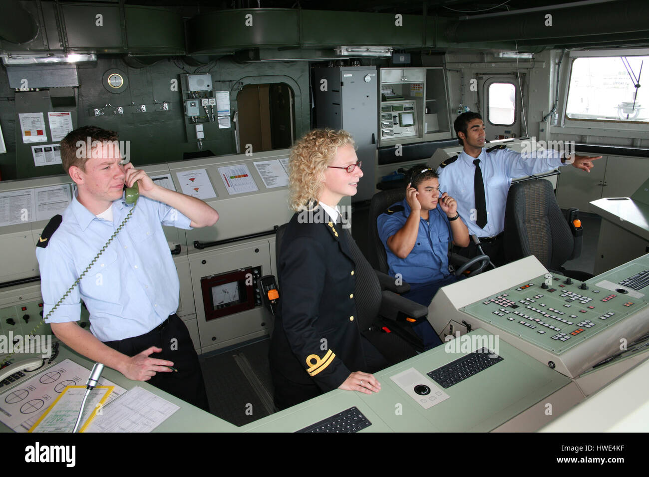 officer of the dutch navy Stock Photo - Alamy
