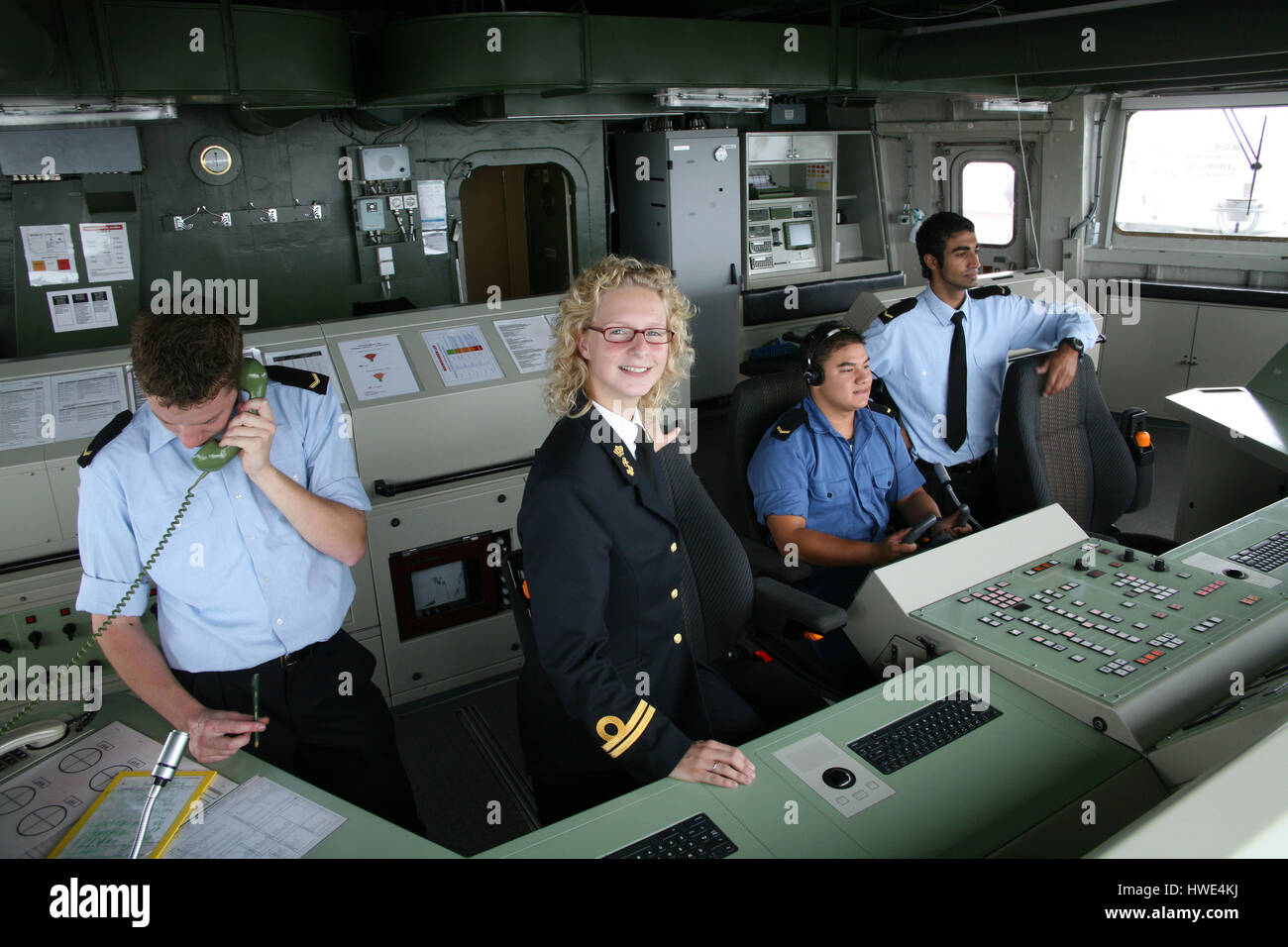 officer of the dutch navy Stock Photo - Alamy