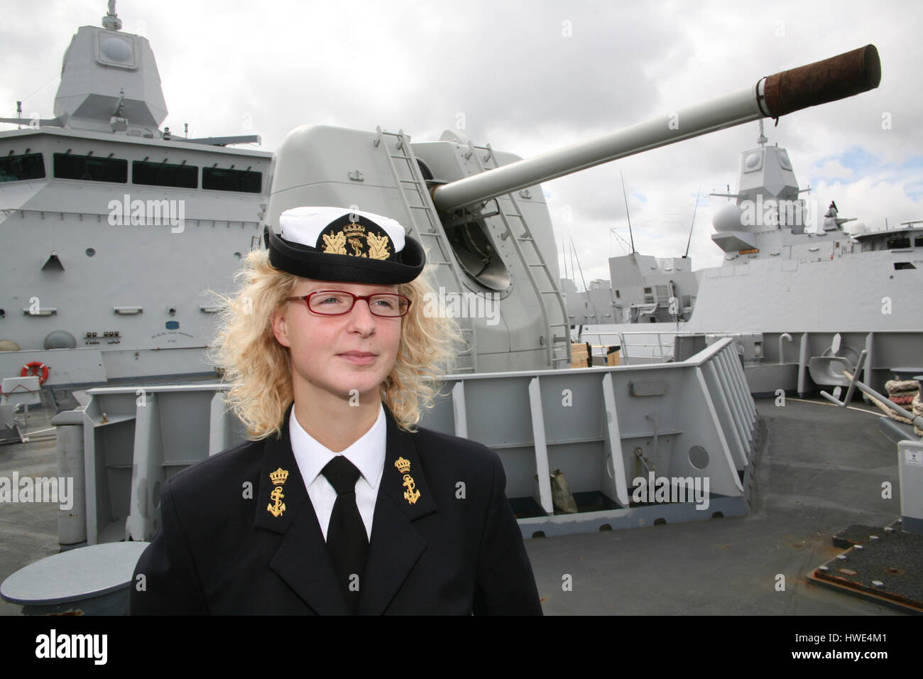 officer of the dutch navy Stock Photo - Alamy