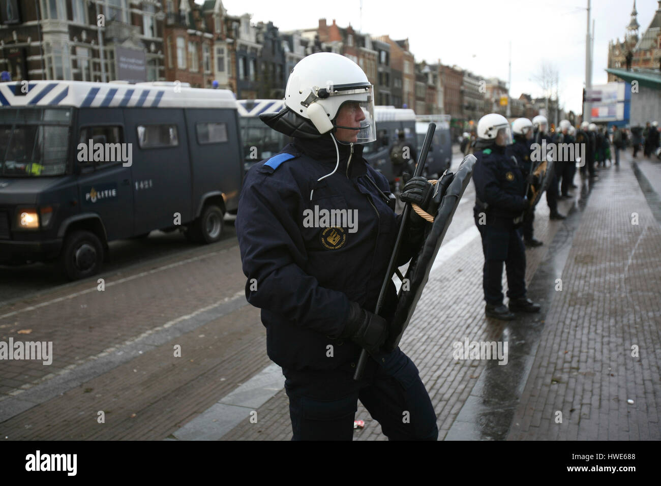 Students demonstrating in The Netherlands Stock Photo - Alamy