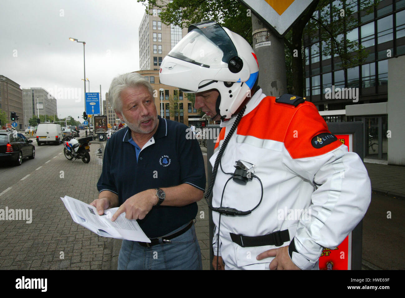 police officer in the netherlands Stock Photo - Alamy