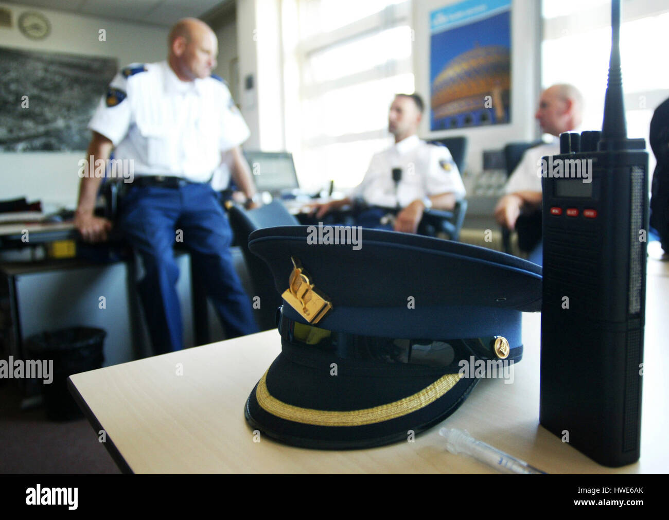 Police officer desk hi-res stock photography and images - Alamy