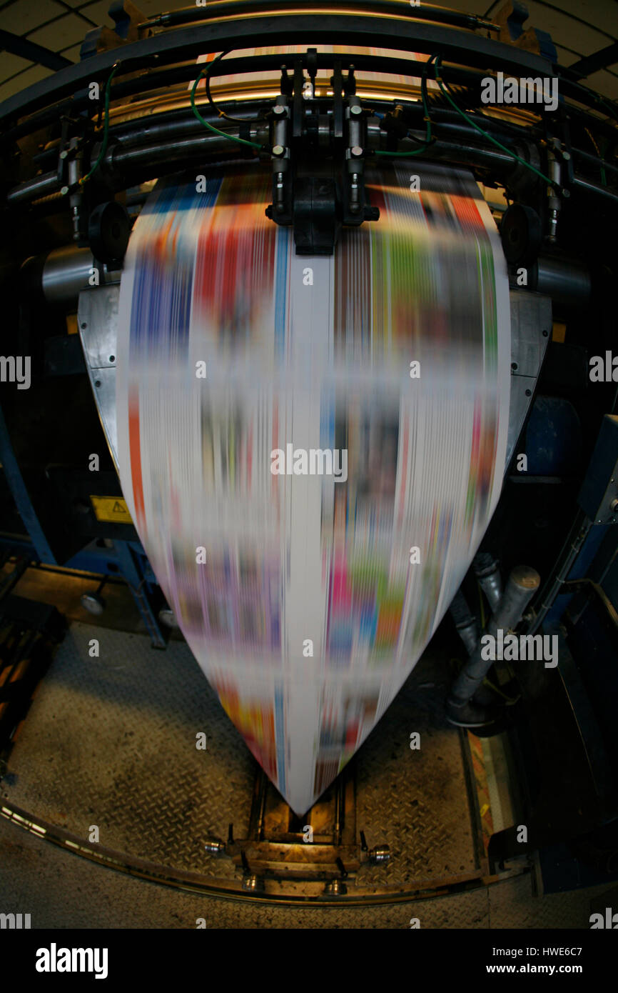 offset printing press Stock Photo - Alamy