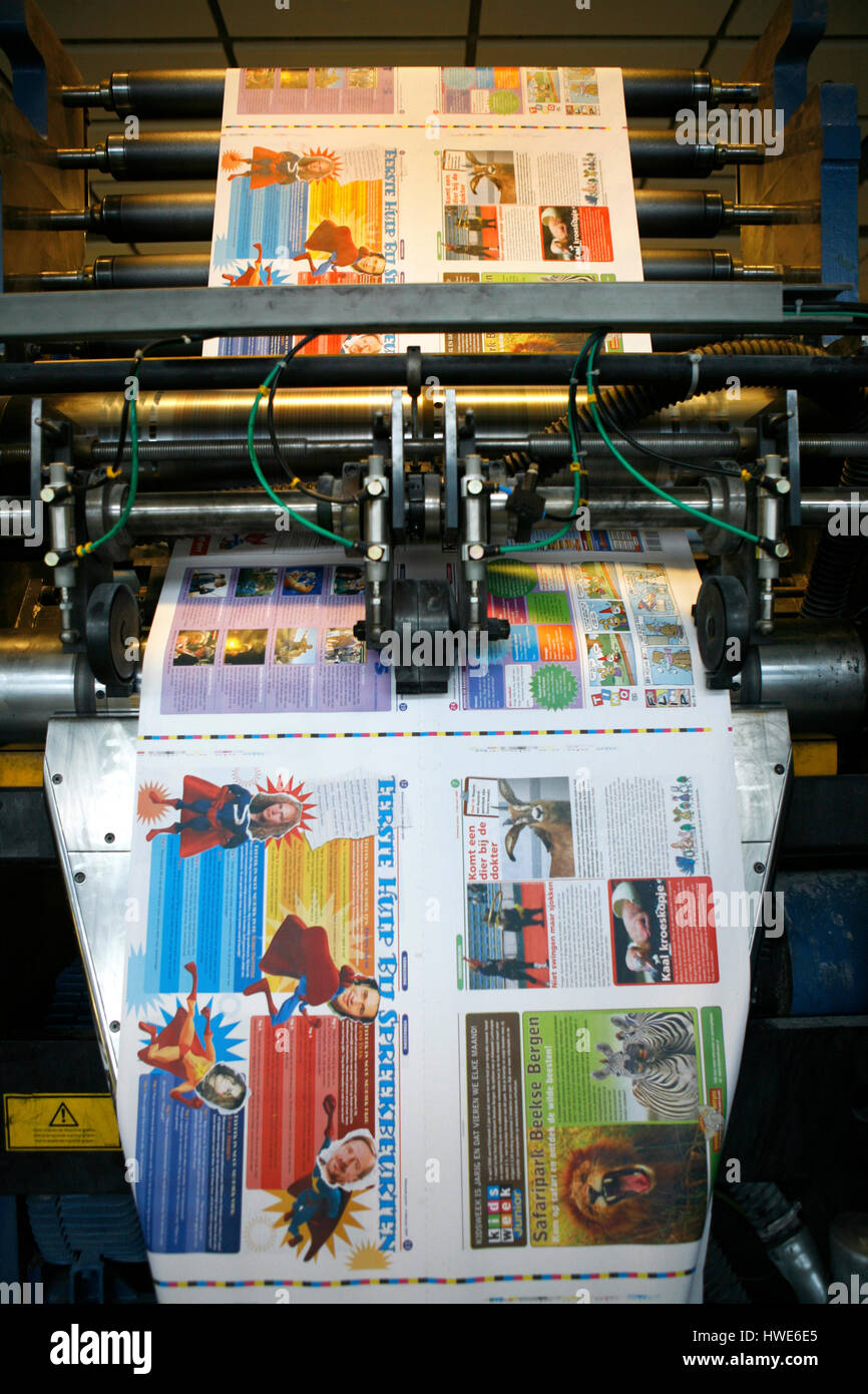 offset printing press Stock Photo - Alamy
