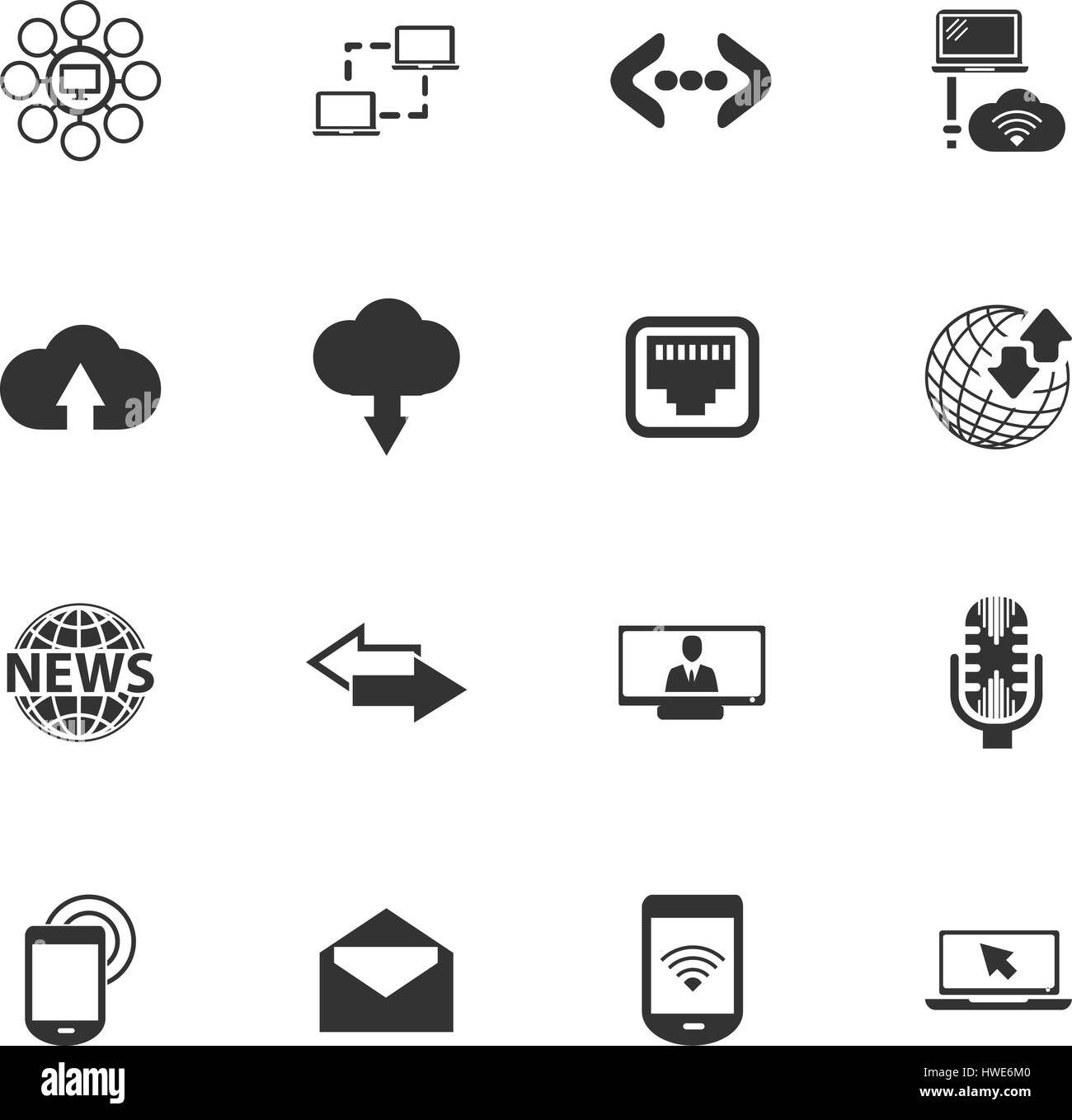 News sites Stock Vector Images - Alamy