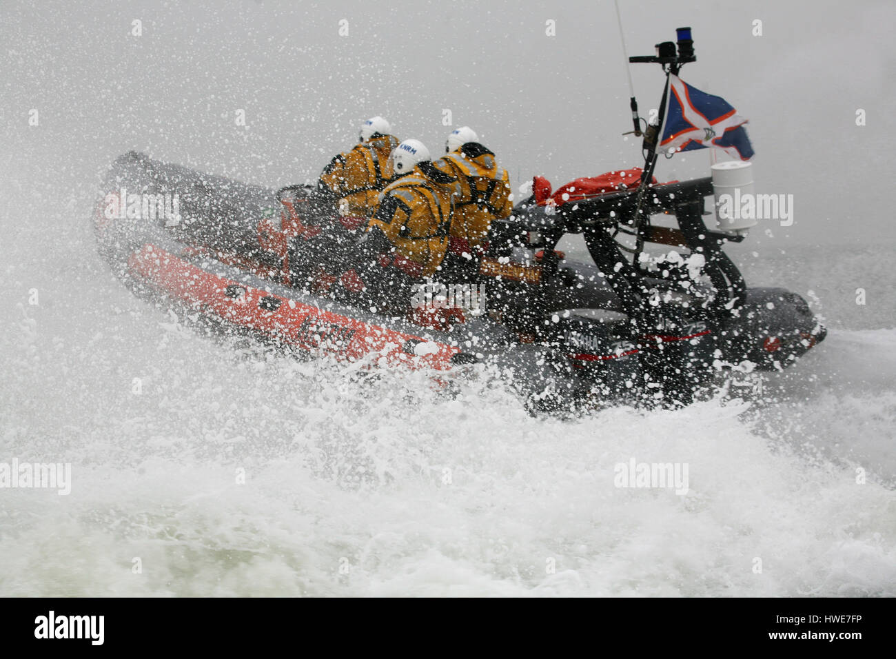rescue operation by a lifeboat at the northsea Stock Photo - Alamy