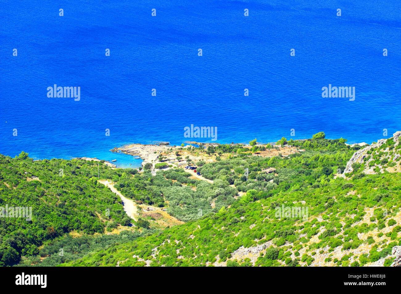 Adriatic sea coast Stock Photo - Alamy