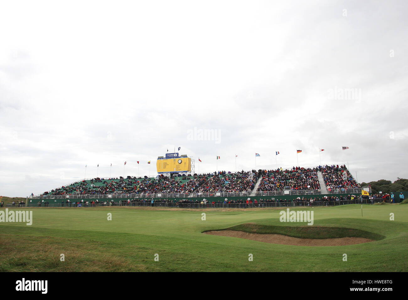18TH GREEN & GRANSTAND THE OPEN ROYAL BIRKDALE 2008 ROYAL BIRKDALE ...