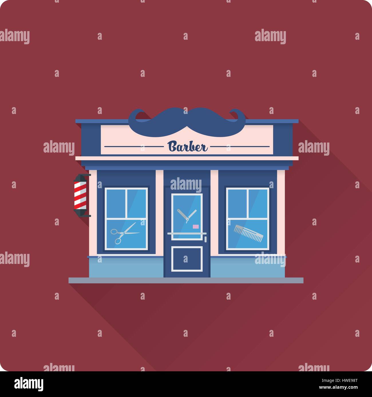 Facade barber shop hi-res stock photography and images - Alamy