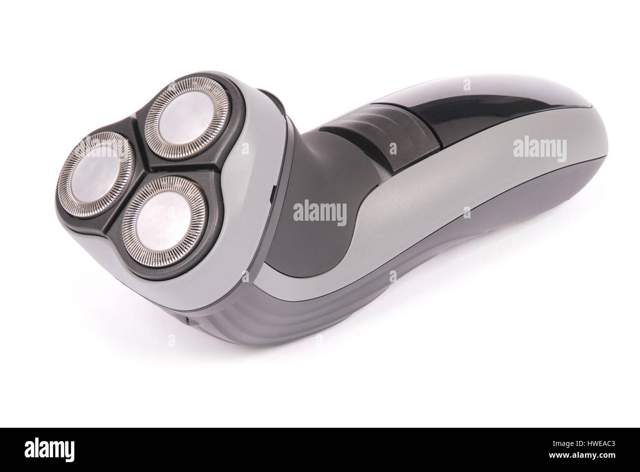 New black electric razor close up isolated on white background Stock ...