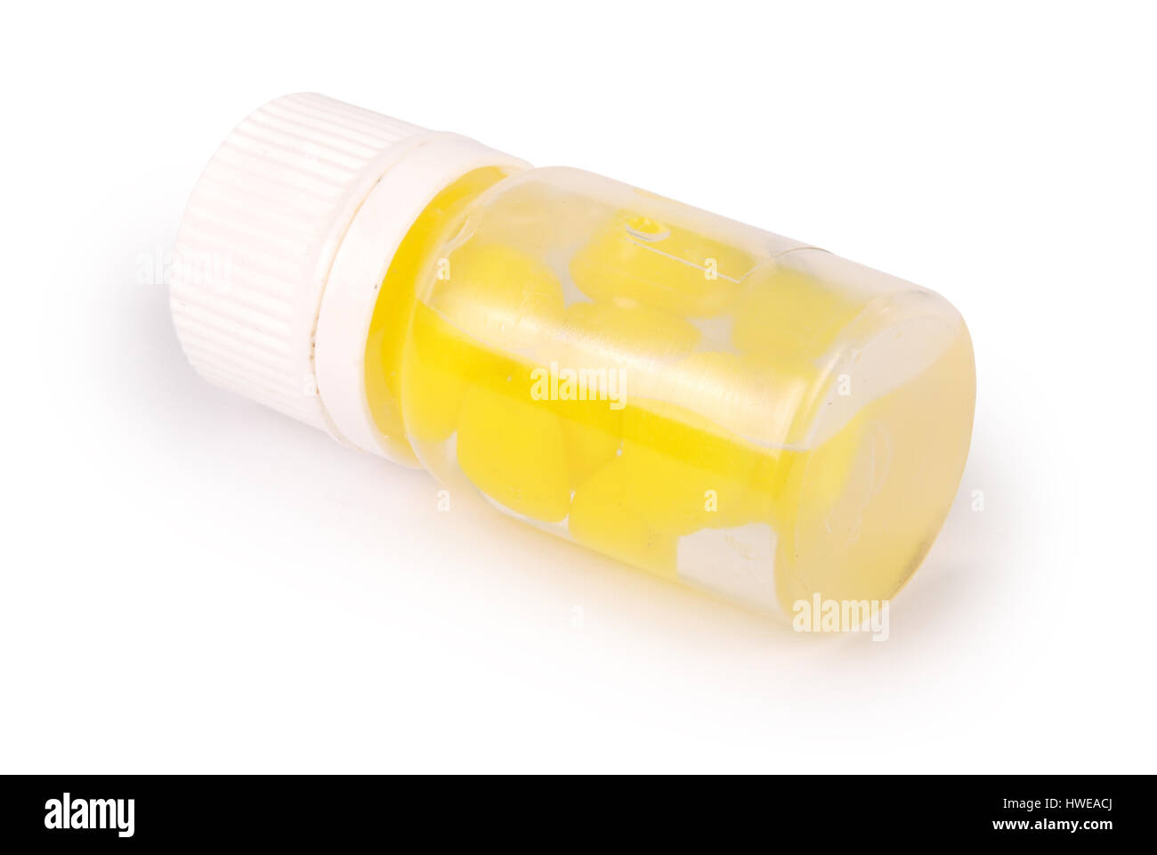 Close up synthetic yellow corn for fishing. Accessories for carp ...