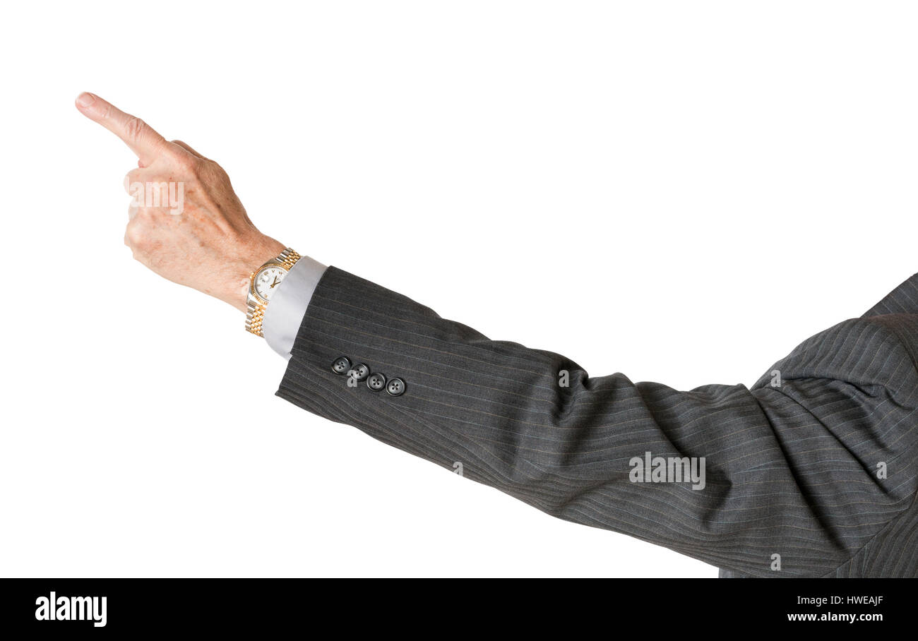 Finger pointing side view hi-res stock photography and images - Alamy