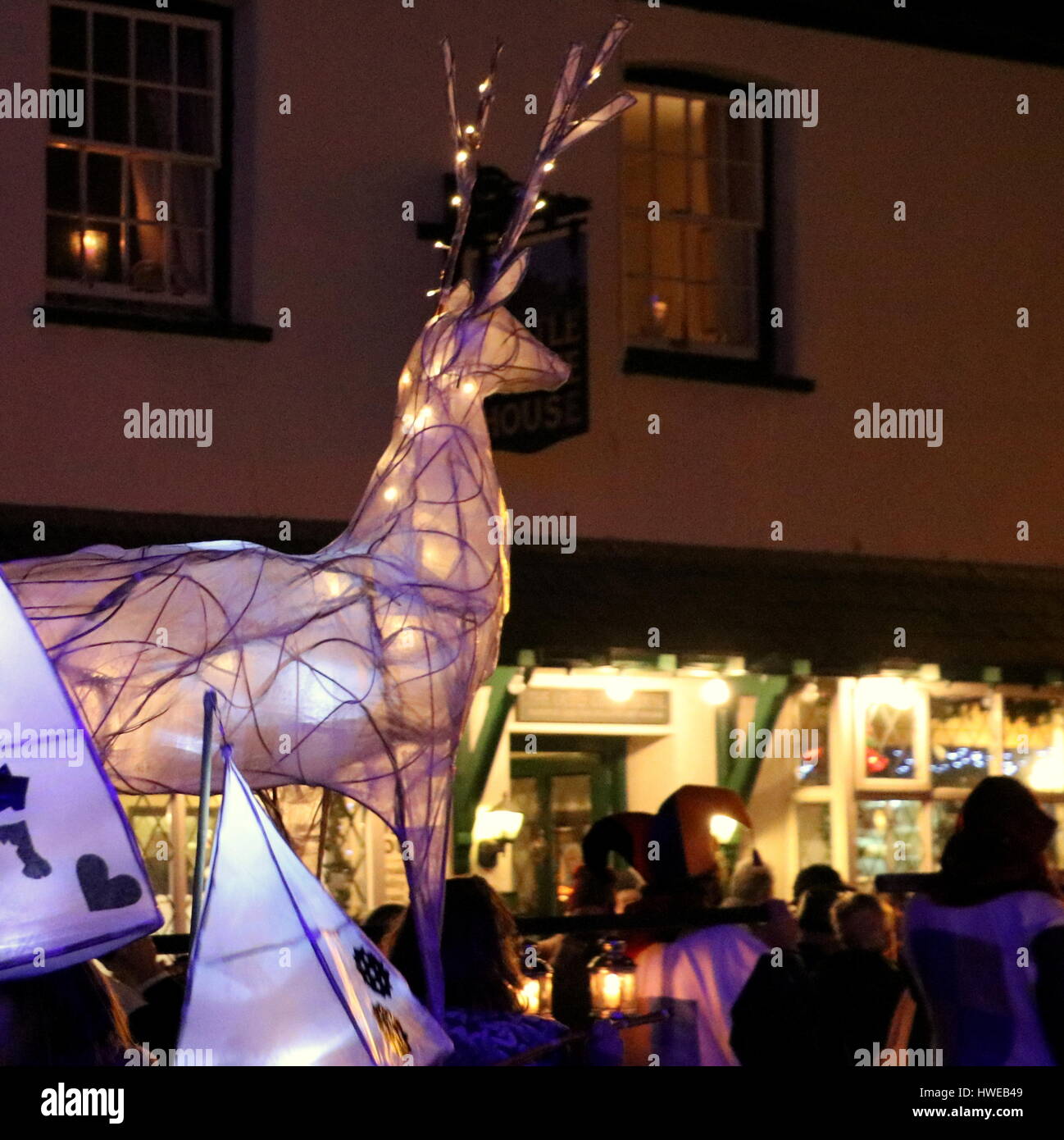 Dunster by Candlelight 2016 Stock Photo - Alamy