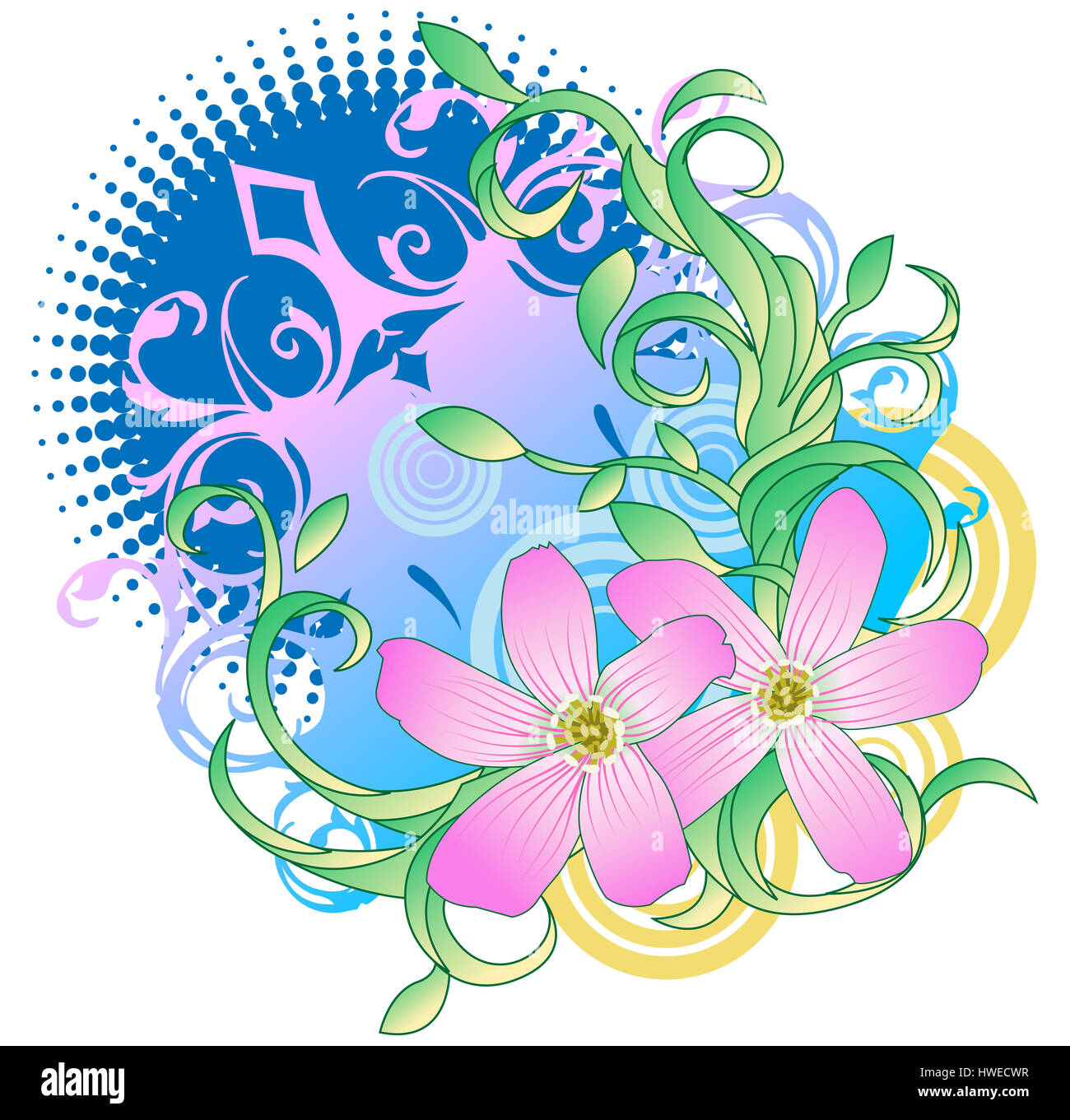 Colorful Flower Designs Patterns