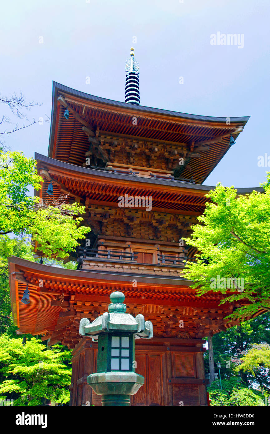 Three storey pagoda hi-res stock photography and images - Alamy