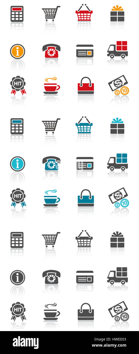 Colour drawing gift box Cut Out Stock Images & Pictures - Alamy