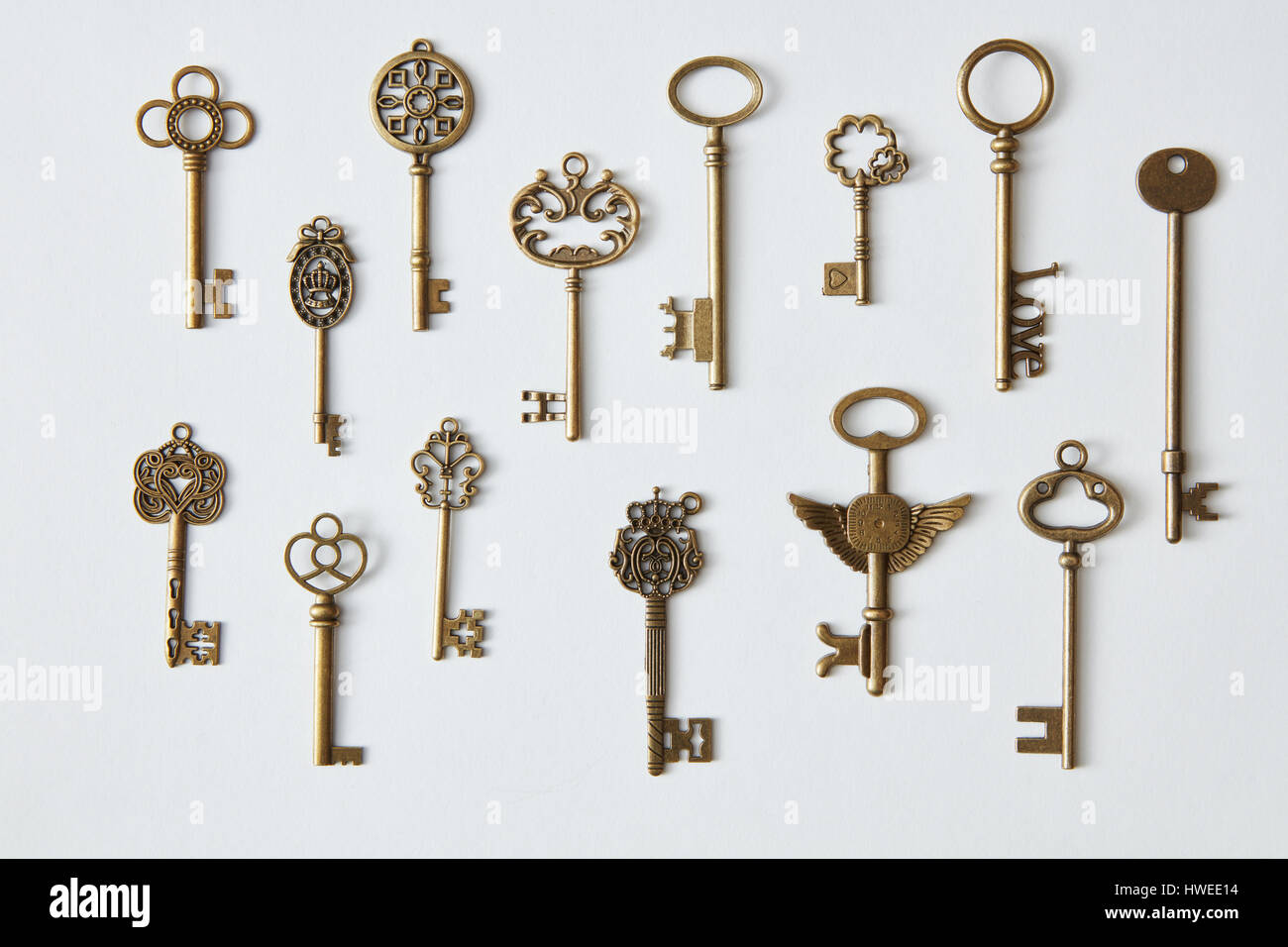 Keys represented on background Stock Photo - Alamy