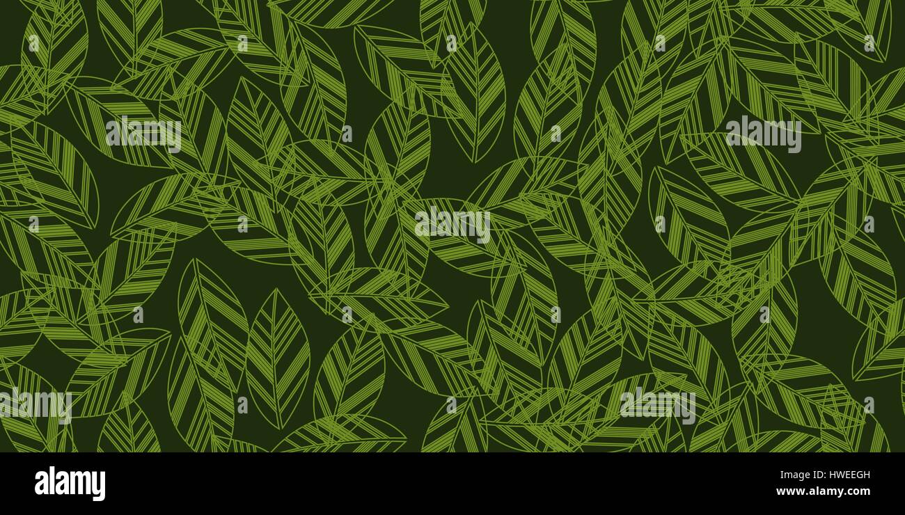 leaves seamless background Stock Vector Image & Art - Alamy
