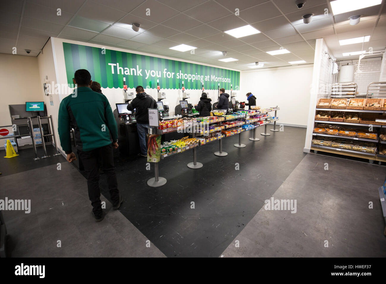 Inside view of supermarket hi-res stock photography and images - Alamy