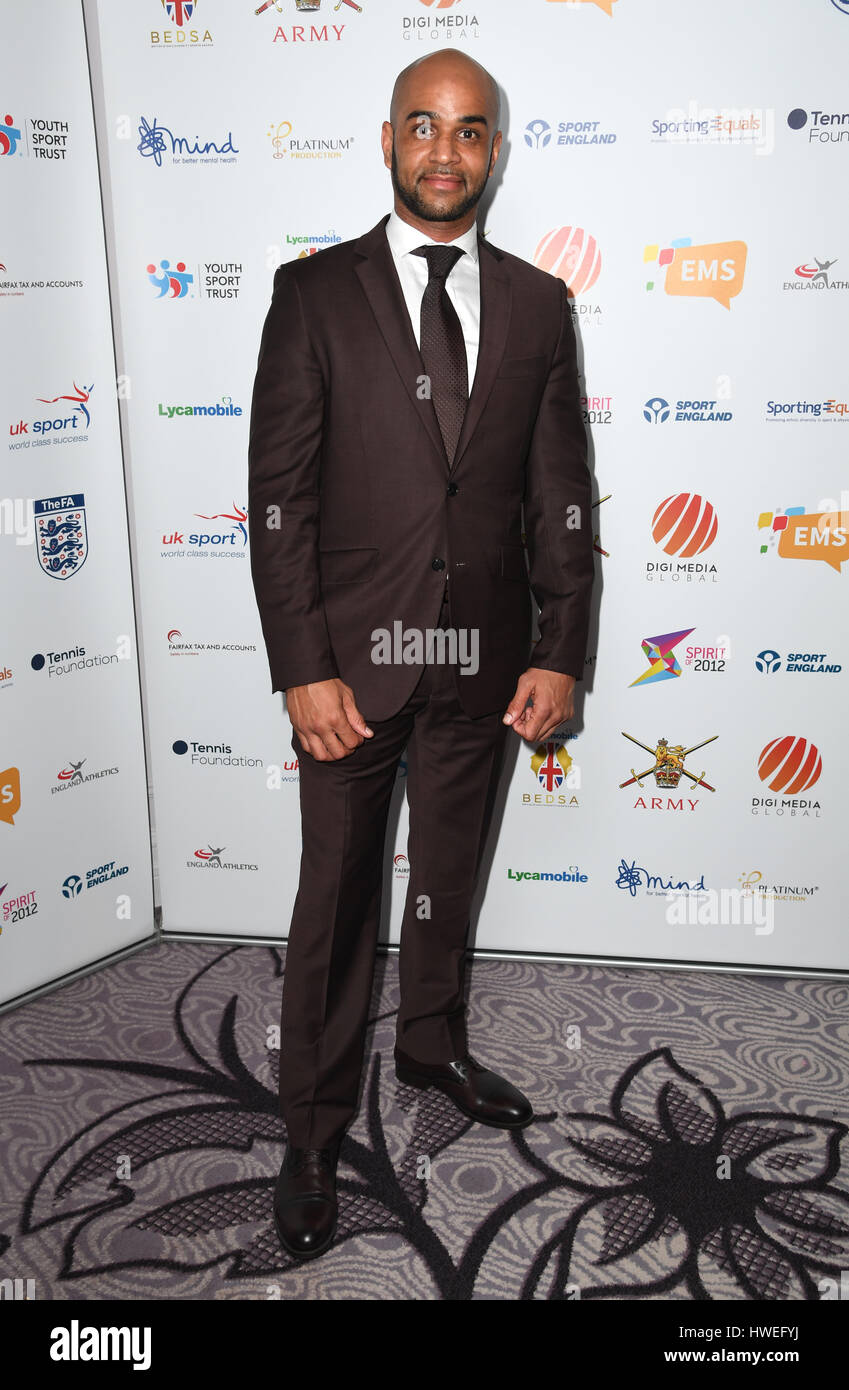Leon Mckenzie arriving at the third Lycamobile British Ethnic Diversity ...