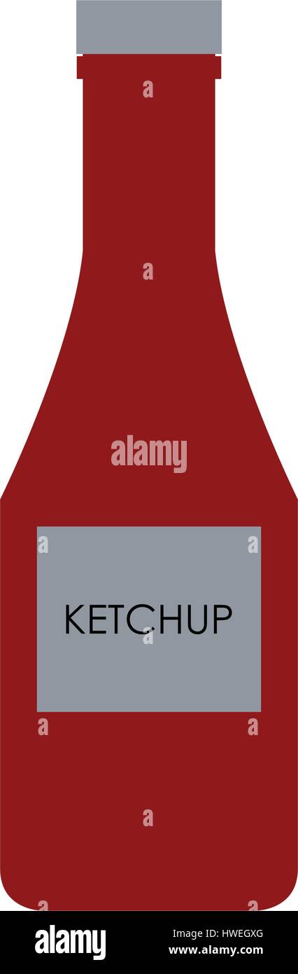 Ketchup icon illustrated on white background in vector Stock Vector ...