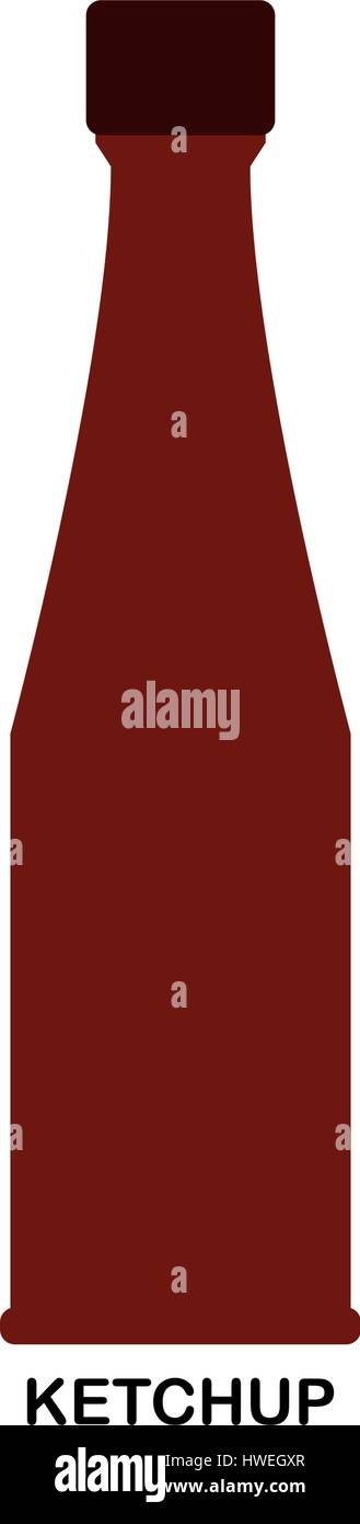 Ketchup icon illustrated on white background in vector Stock Vector ...