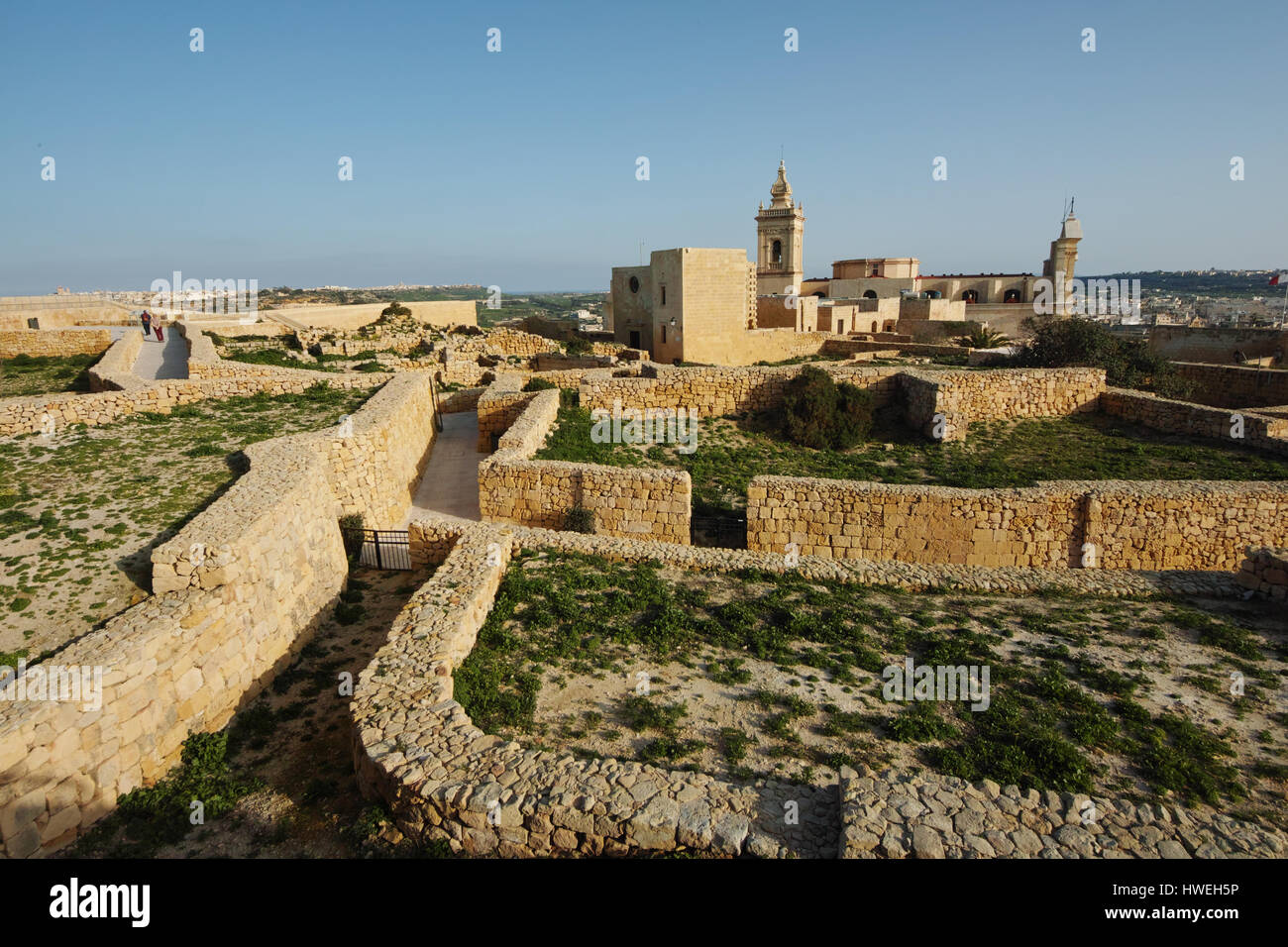 Gozo cathedral malta Stock Photo - Alamy