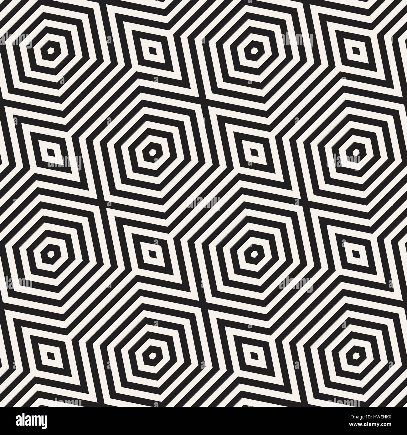 Vector Seamless Pattern. Repeating Lattice Abstract Background. Linear Grid From Striped ...