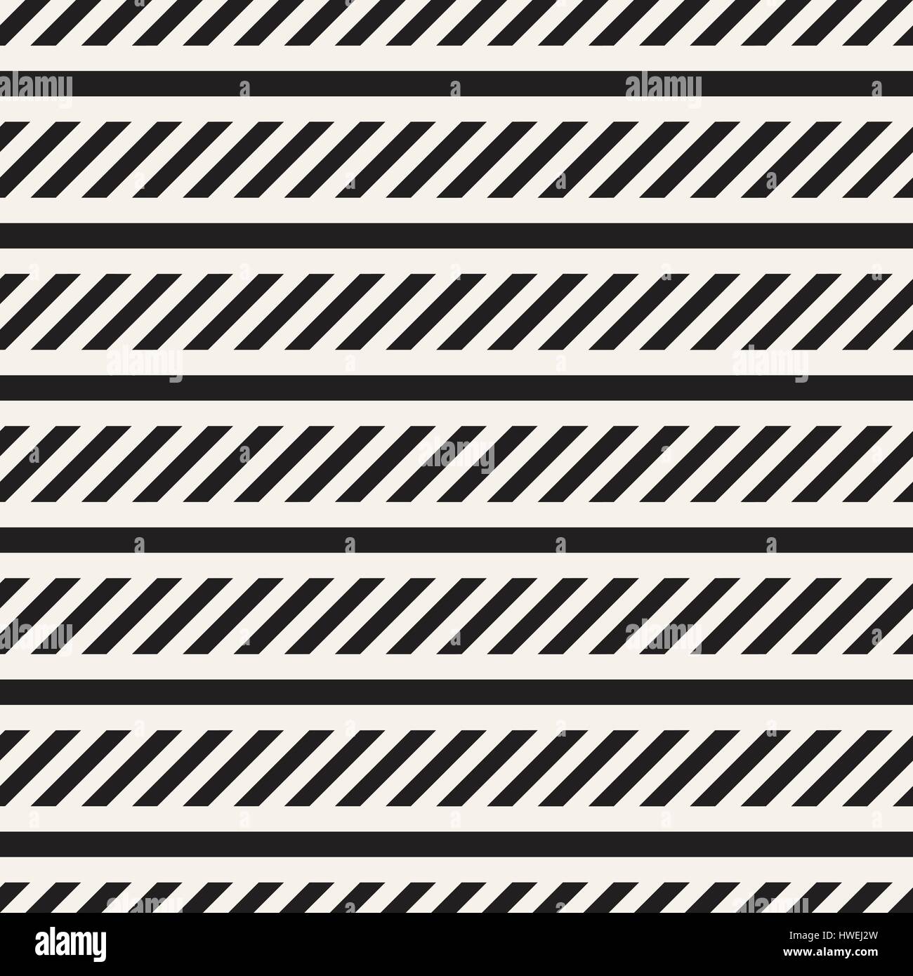 Interlacing Parallel Stripes. Vector Seamless Monochrome Pattern Stock ...