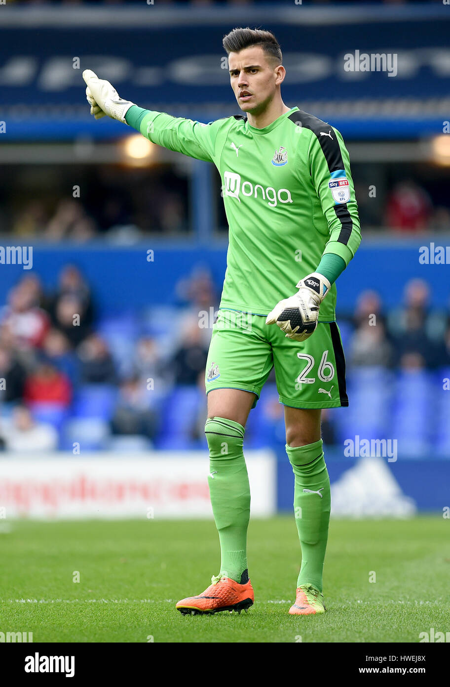 Newcastle United goalkeeper Karl Darlow Stock Photo - Alamy
