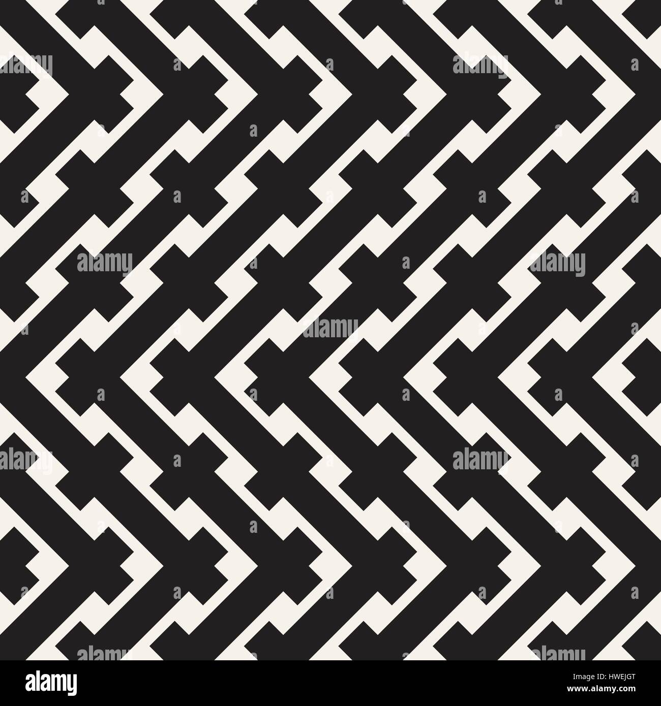 Weave Seamless Pattern. Braiding Background of Intersecting Stripes ...