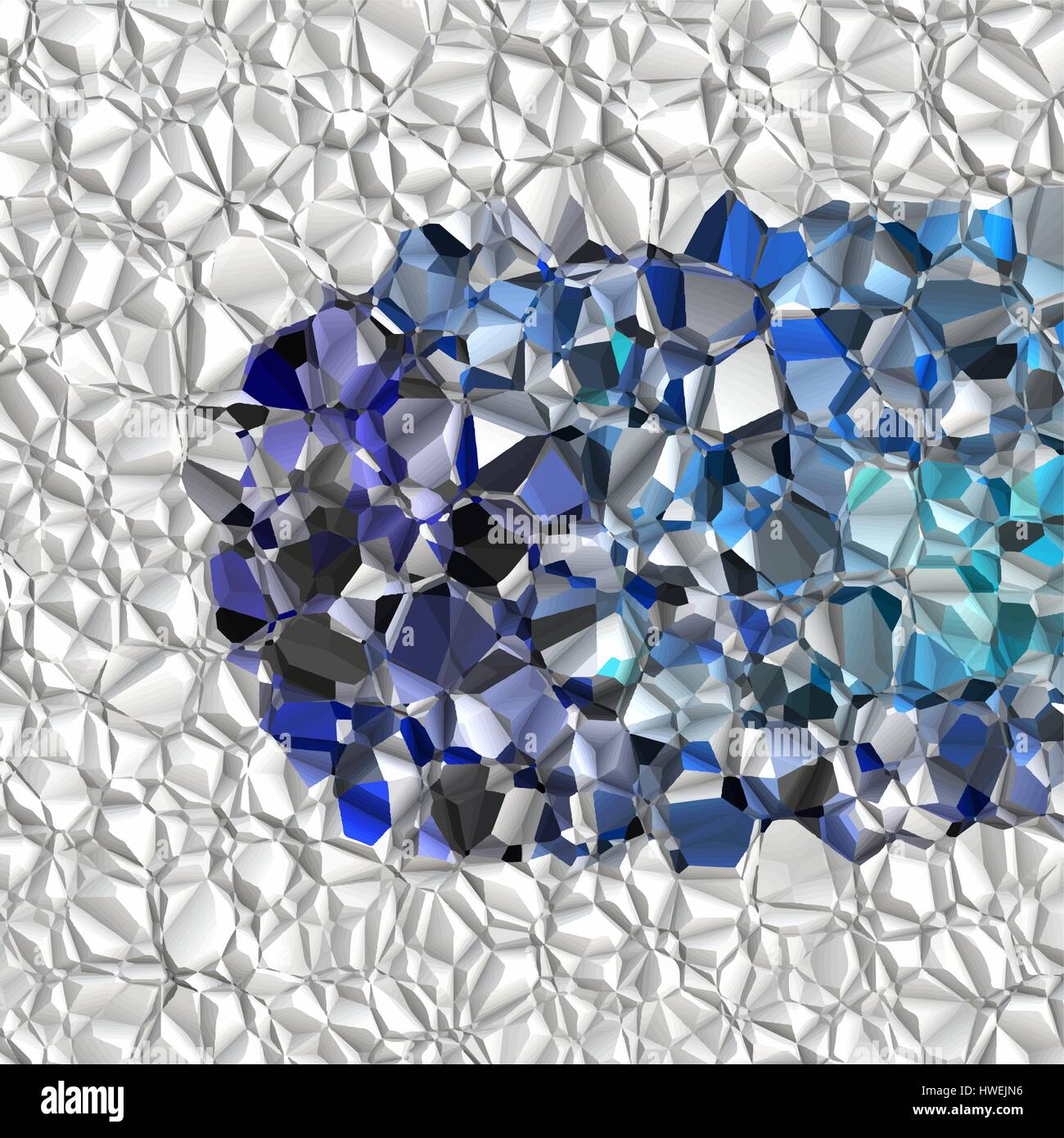 Crumpled foil texture paper Stock Vector Images - Alamy