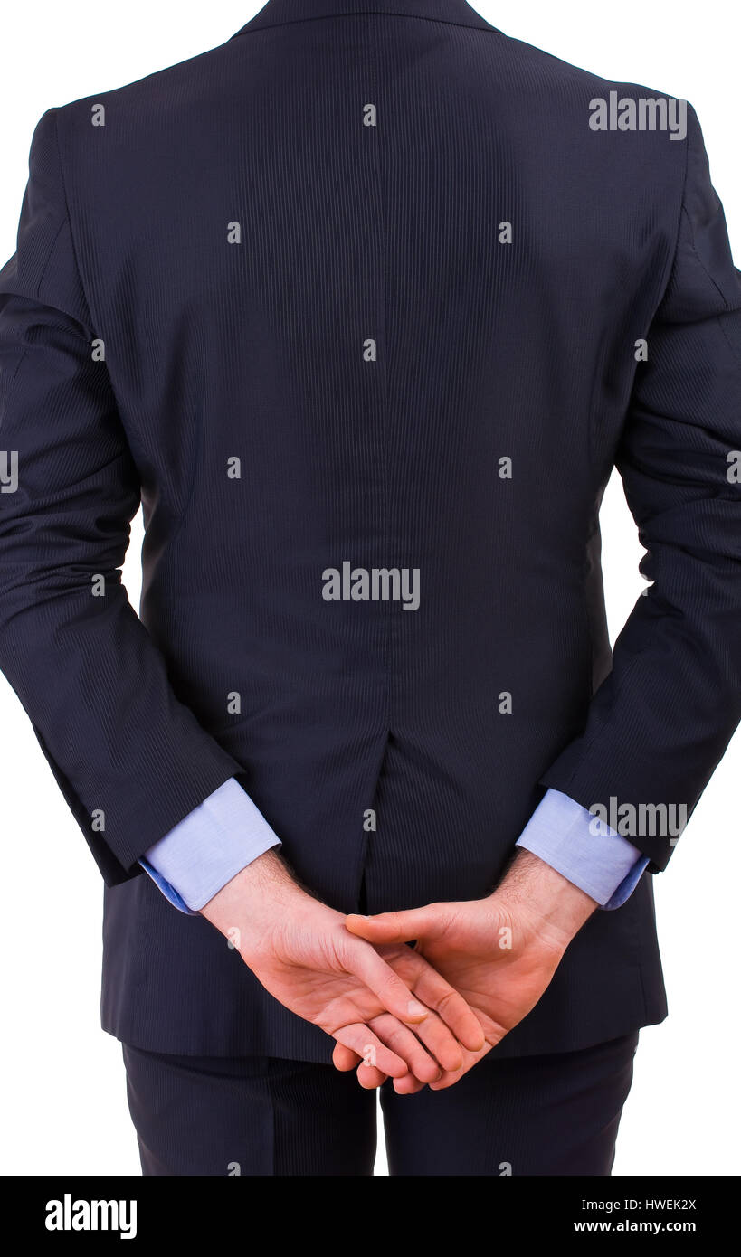 Businessman turning back hi-res stock photography and images - Alamy