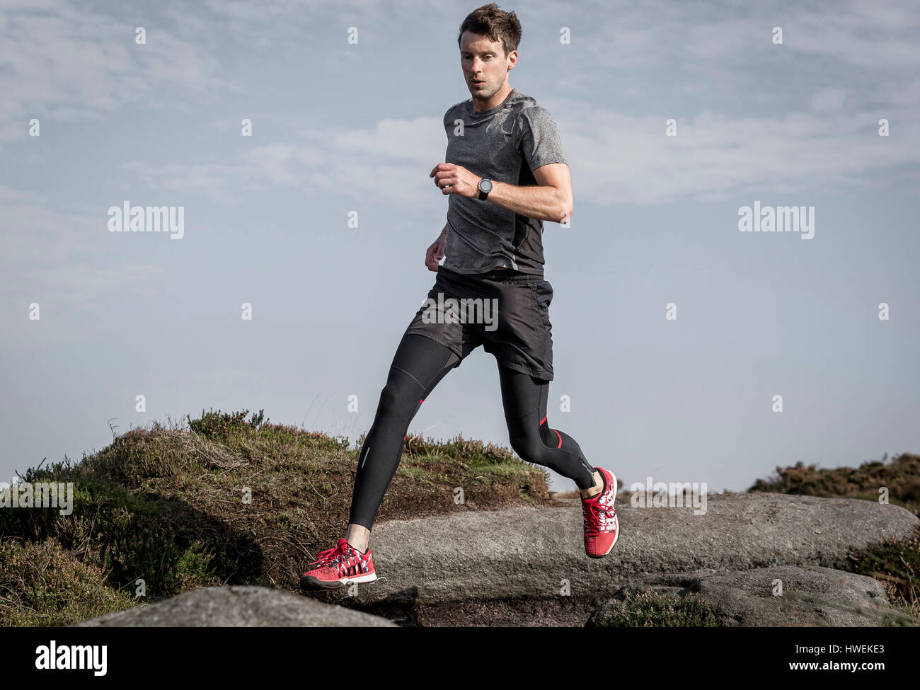 Gritstone boulder boulders hi-res stock photography and images - Alamy