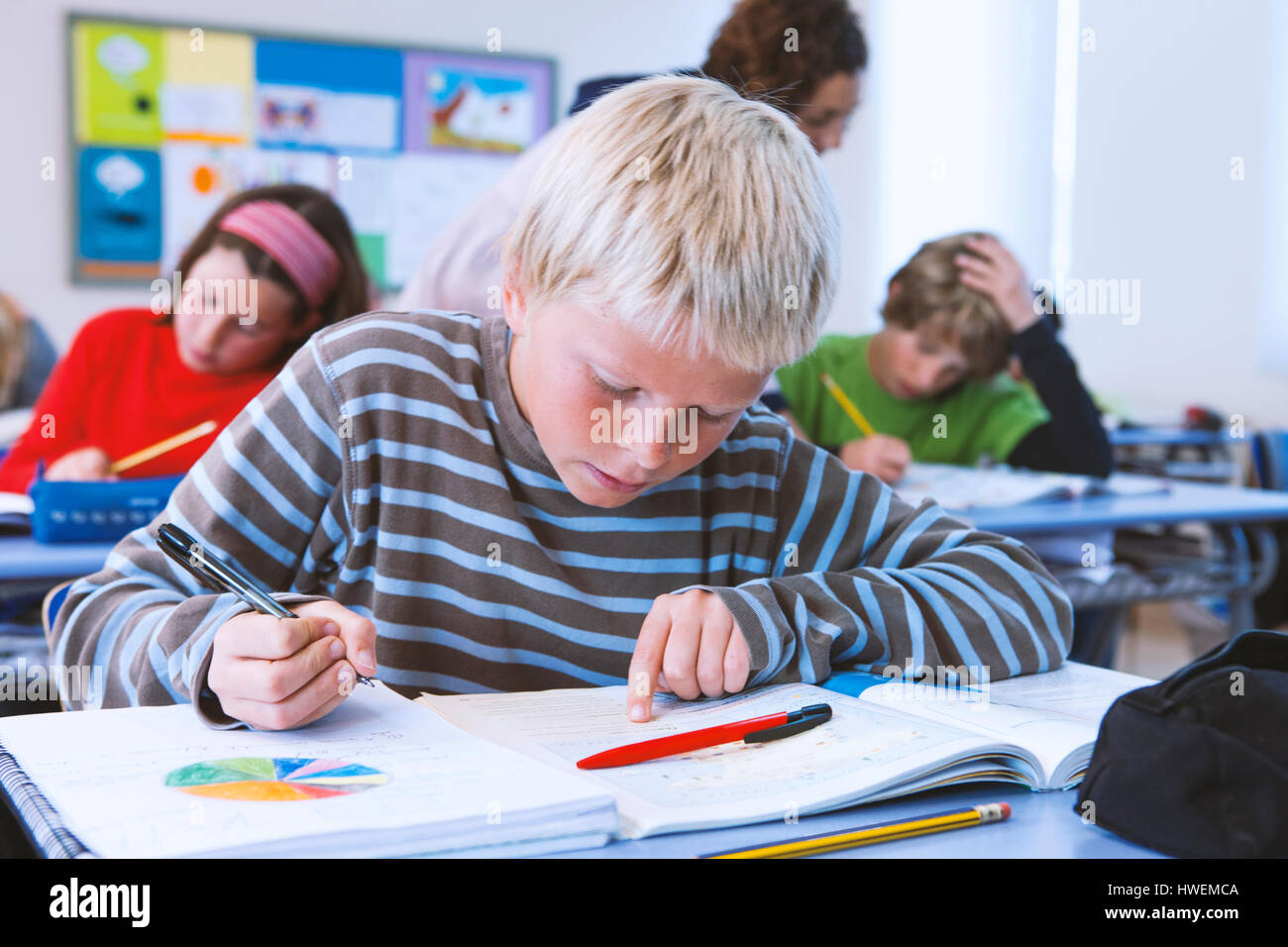 Classwork hi-res stock photography and images - Alamy