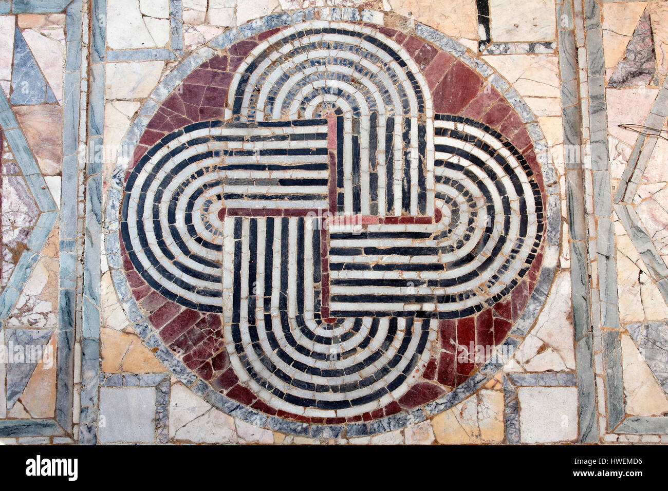 Opus sectile mosaic hi-res stock photography and images - Alamy