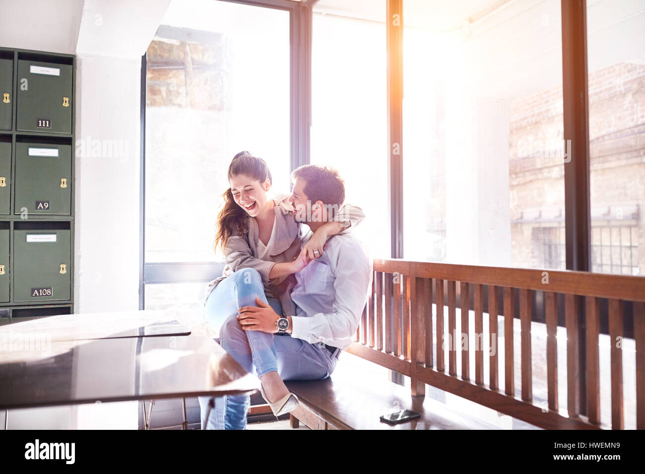 Boyfriend's lap hi-res stock photography and images - Alamy