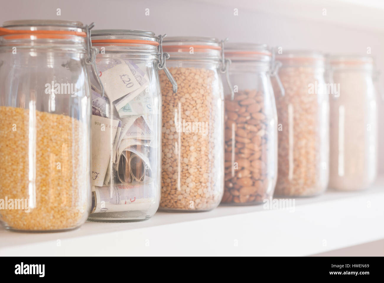 Cash jar hi-res stock photography and images - Alamy